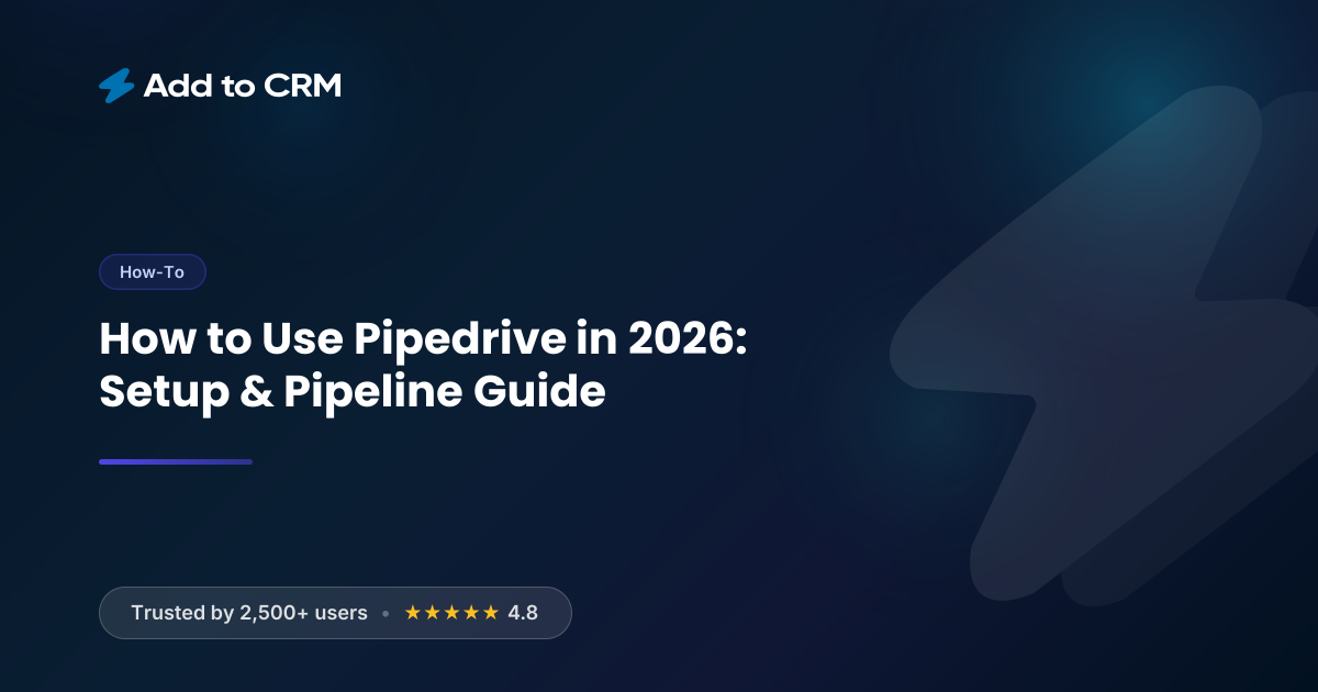How to Use Pipedrive in 2026: Setup & Pipeline Guide